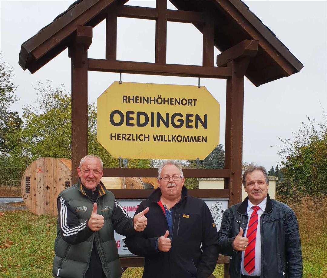 Ortsbegrüßungsschild hat neuen Standort