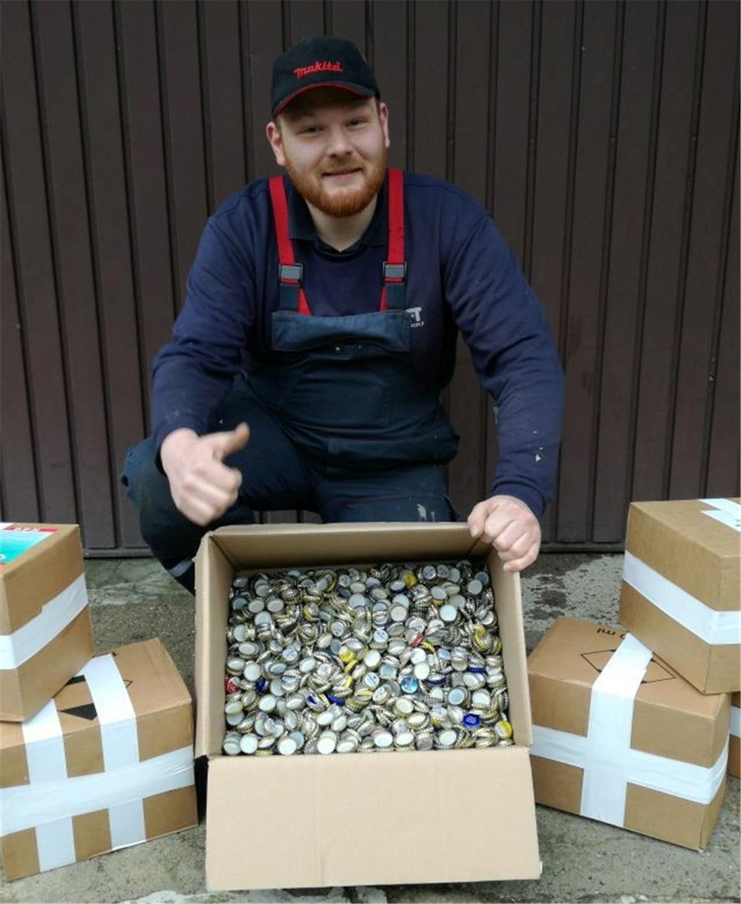 Kronkorken sammeln für den guten Zweck