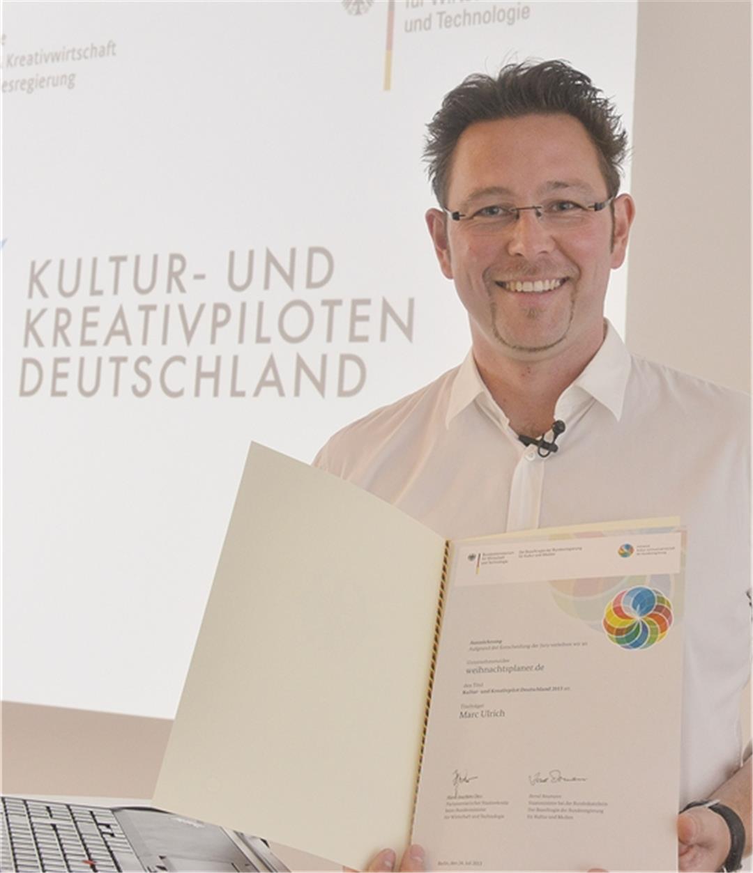 Marc Ulrich, ein „Kreativunternehmer“
