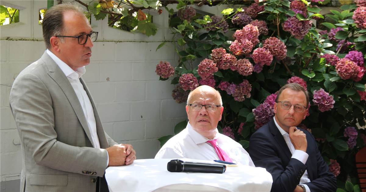 Bundesminister Peter Altmaier zu Besuch in Lahnstein