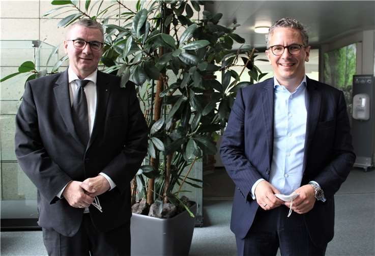 MdB Rudolph tauscht sich mit Landrat Saftig aus