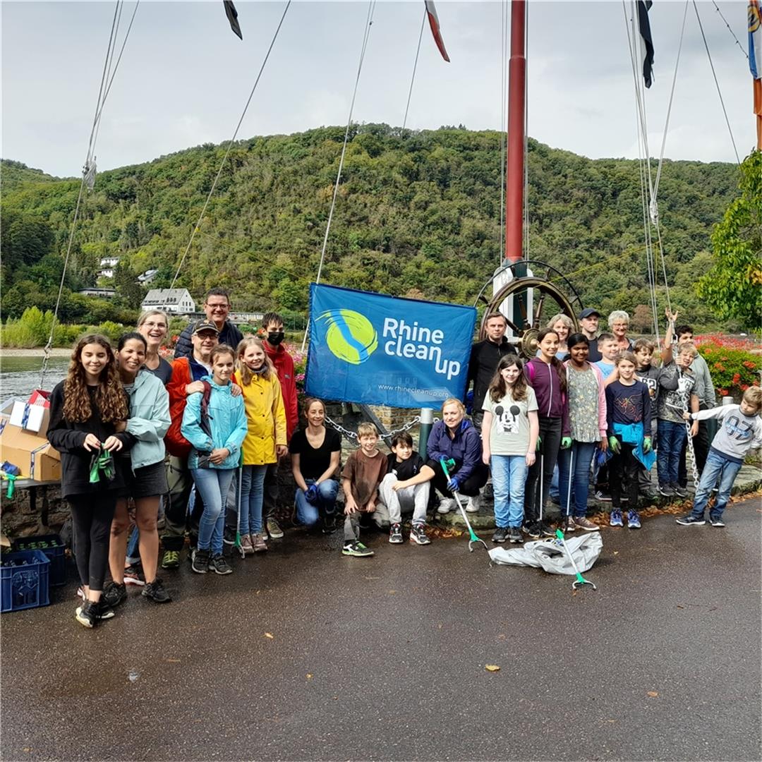 Bei Rhine Clean Up dabei