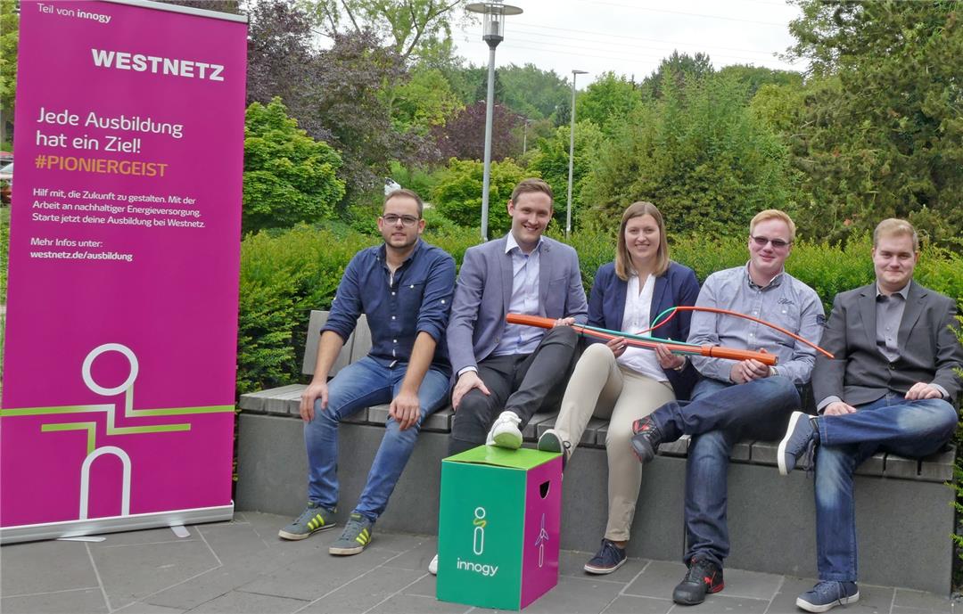 Westnetz gratuliert jungen Fachkräften in Saffig