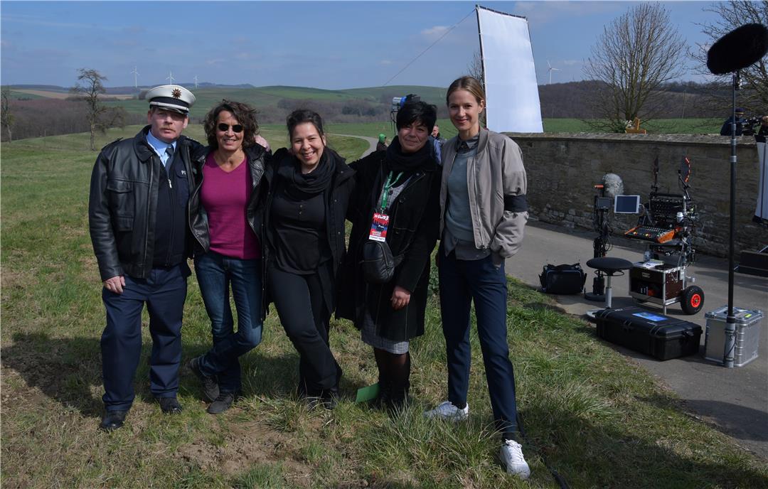 Zurück vom Tatort-Set