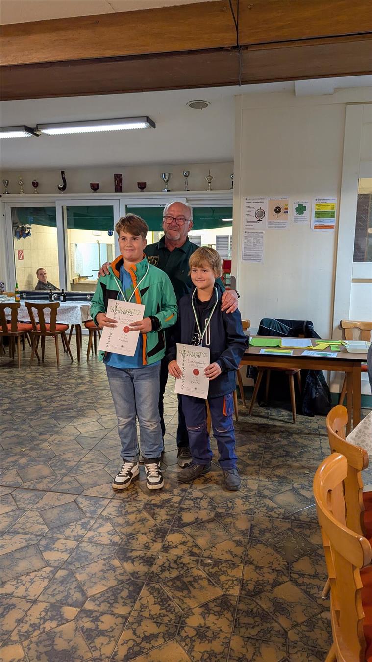 Erfolgreich beim Dorfpokal- und Bratenschießen