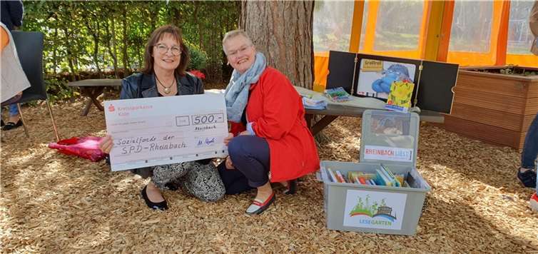 Lesegarten des ev. Kindergartens mit 500 Euro unterstützt