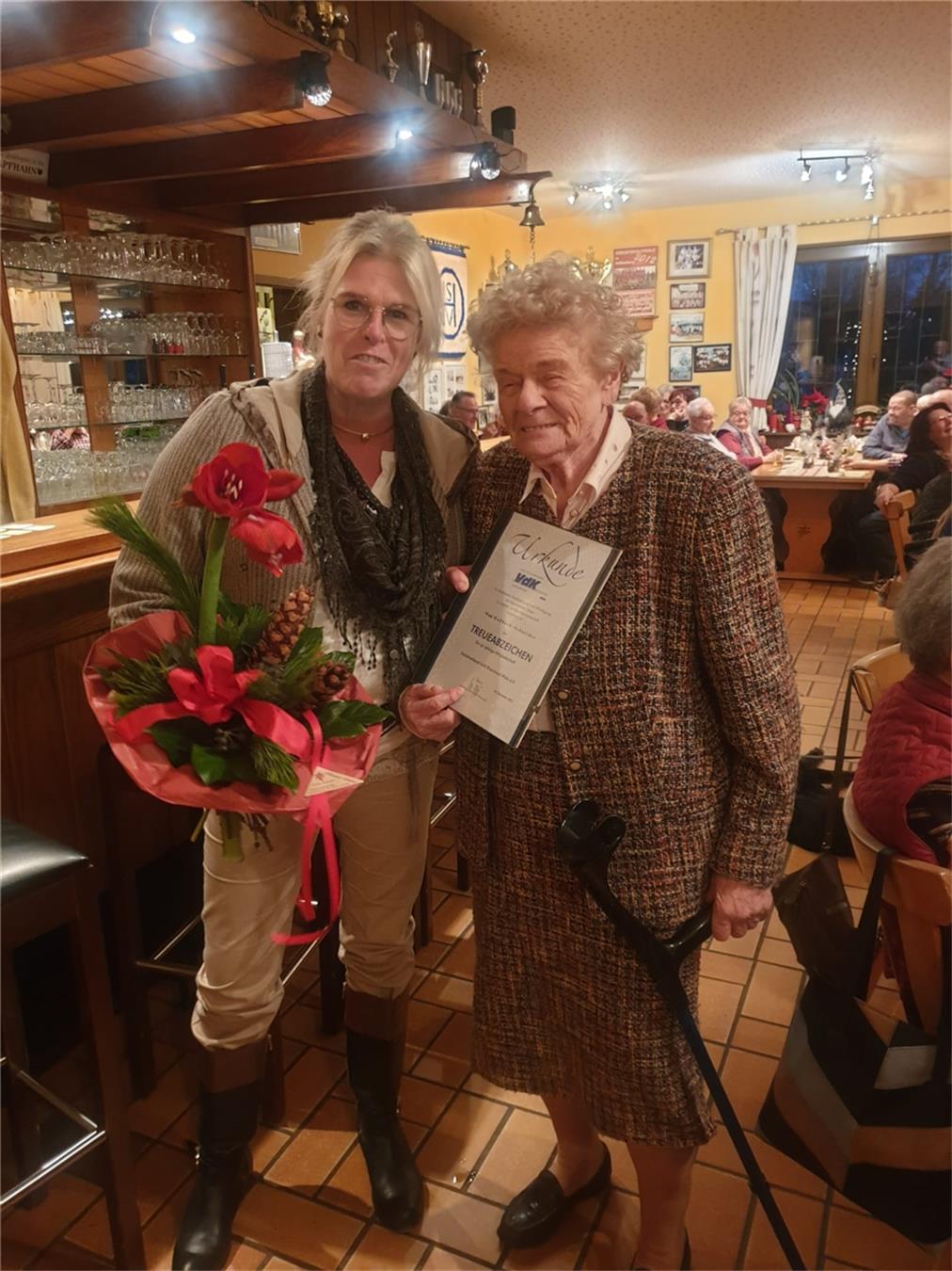 Langjährige Mitglieder geehrt