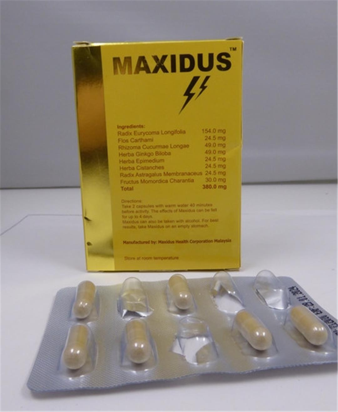 Potenzmittel Maxidus kann tödlich sein