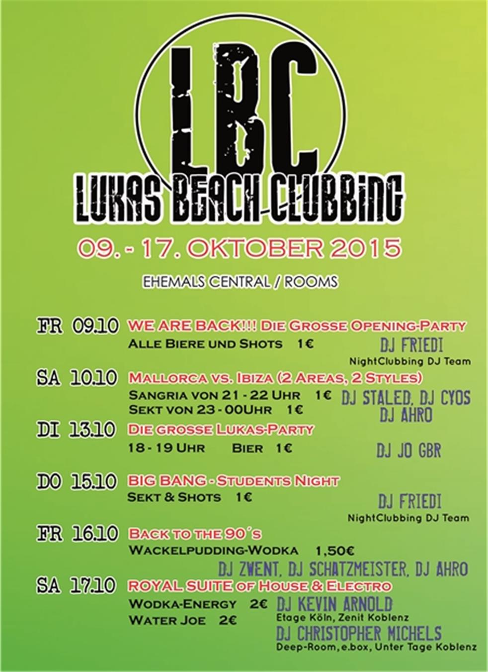 „Lukas Beach Clubbing“ startet durch