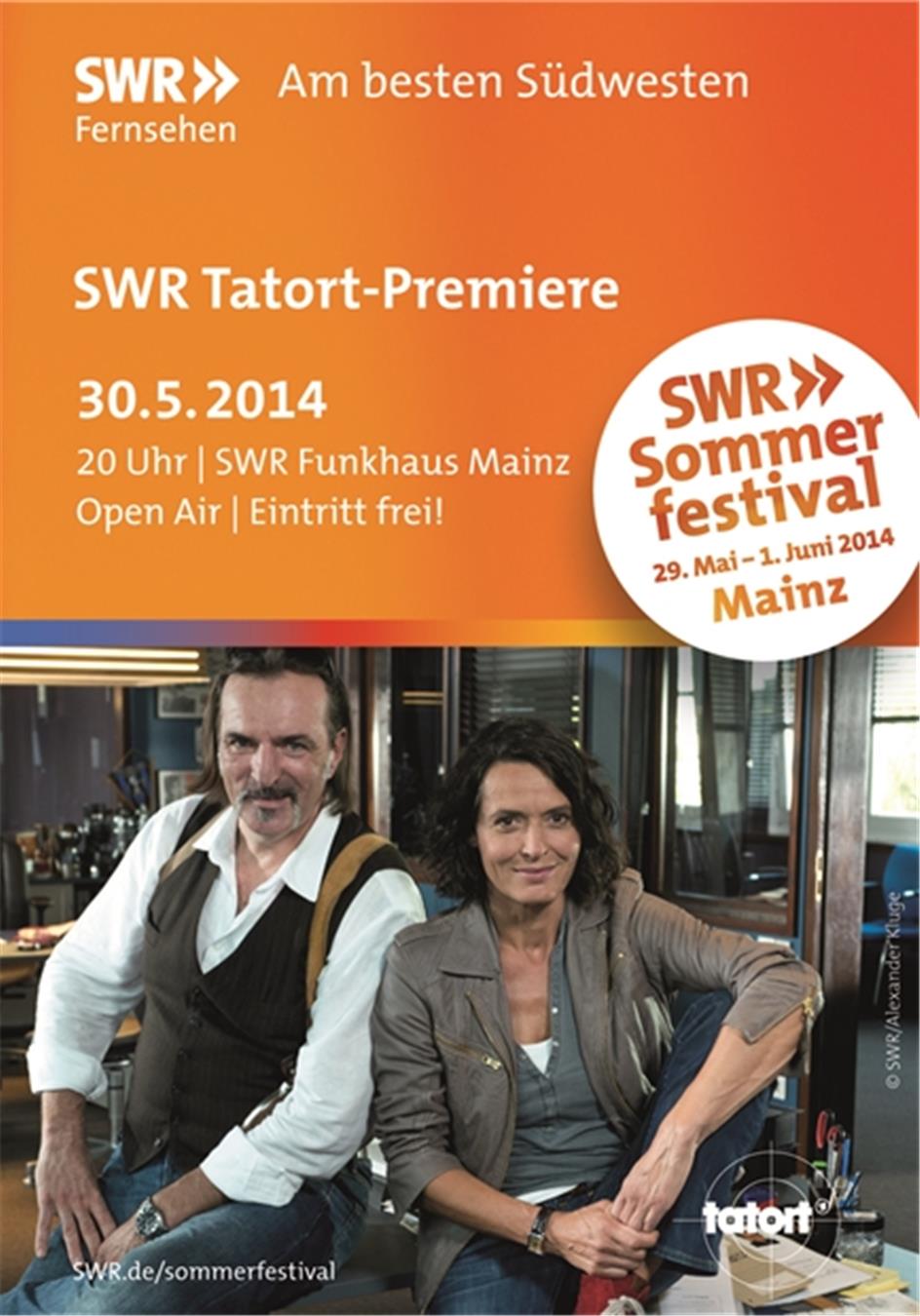 SWR Sommerfestival mit „Tatort“-Premiere in Mainz