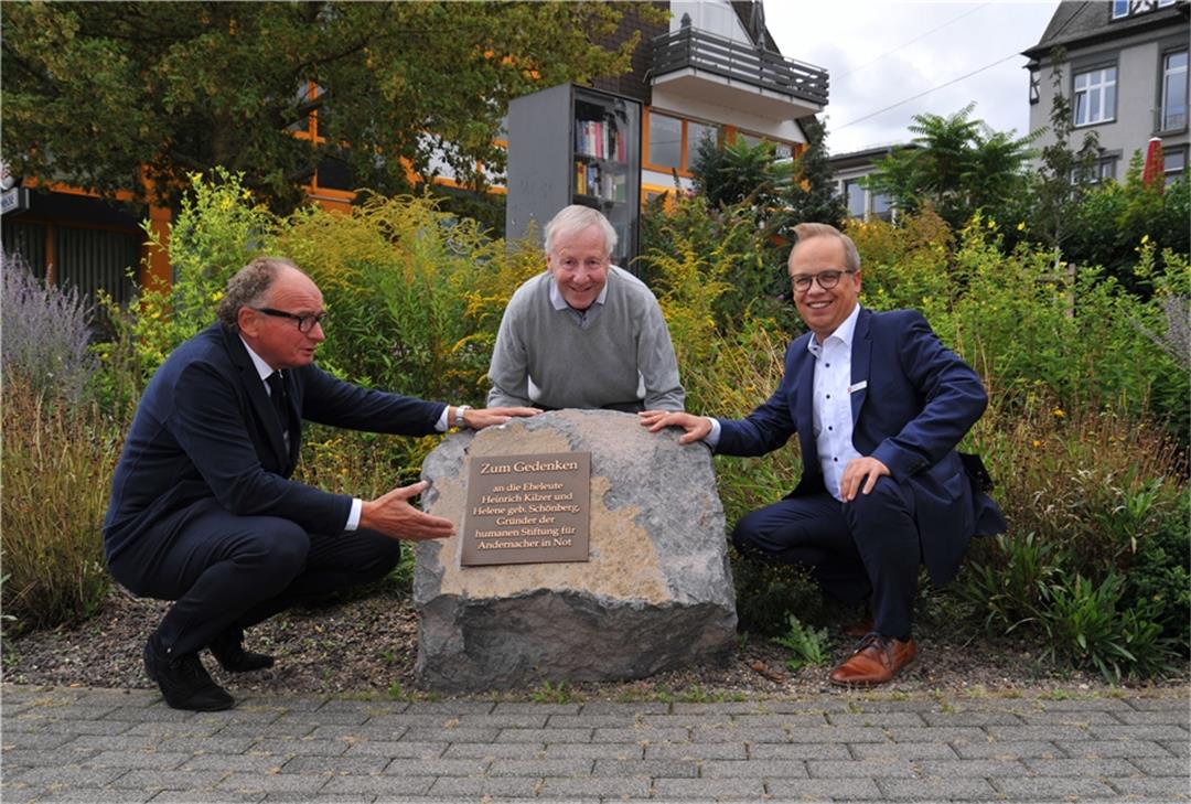 Gedenkstein erinnert an Eheleute Kilzer
