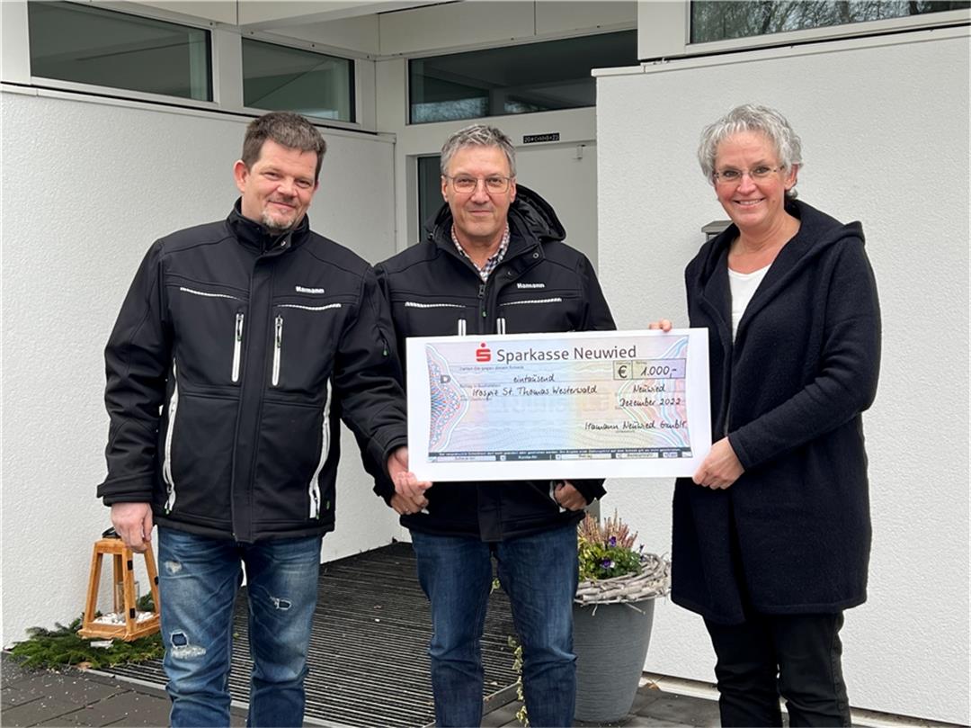1.000 Euro für das Hospiz St. Thomas